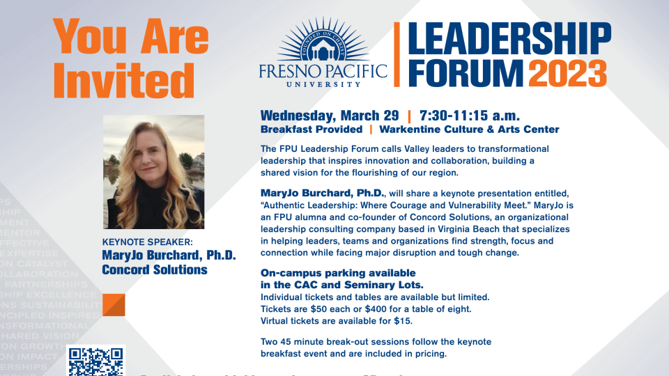 The real meaning of authentic leadership explored at FPU’s 2023 Leadership Forum | University News
